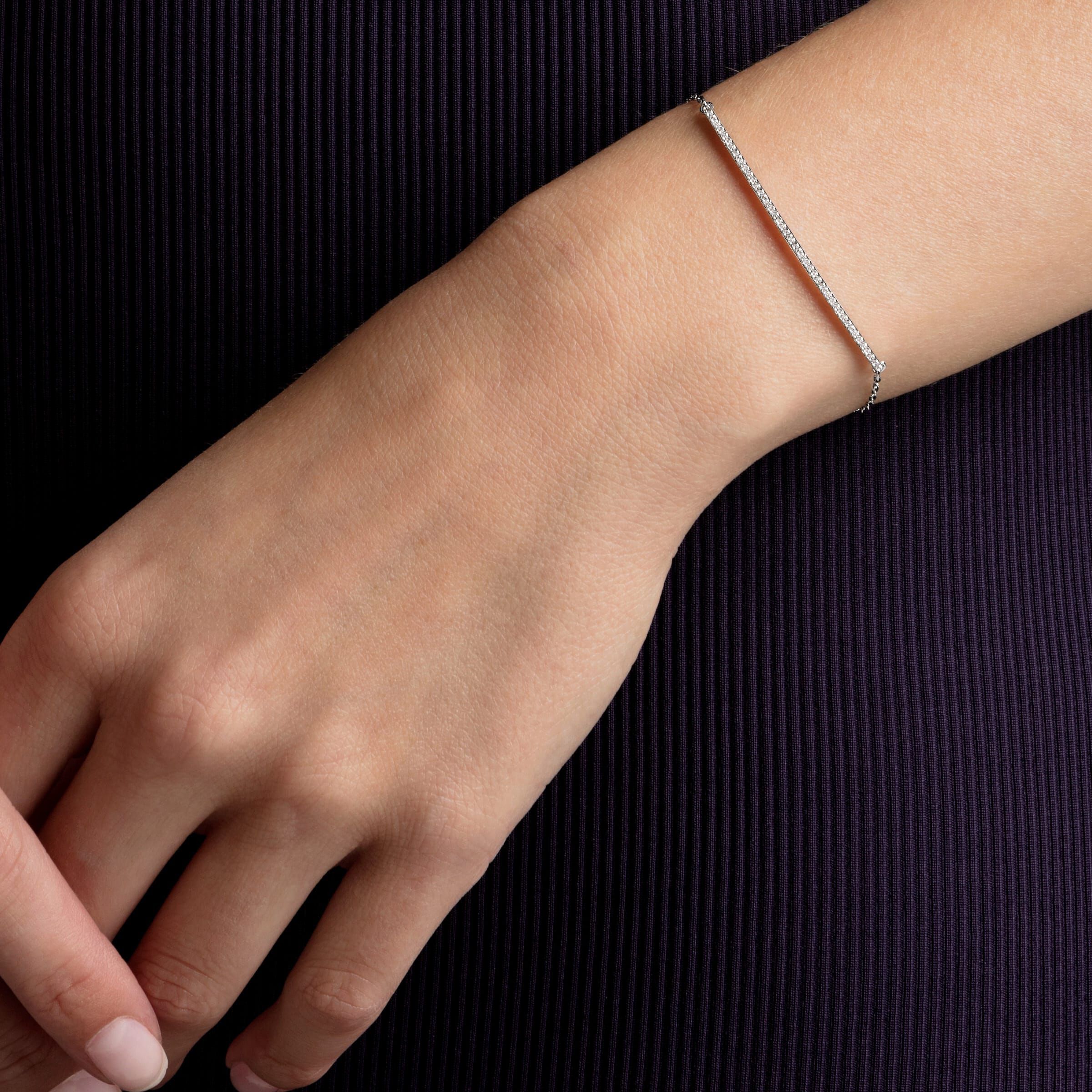 Buy Swarovski Only Bracelet White Rhodium plating