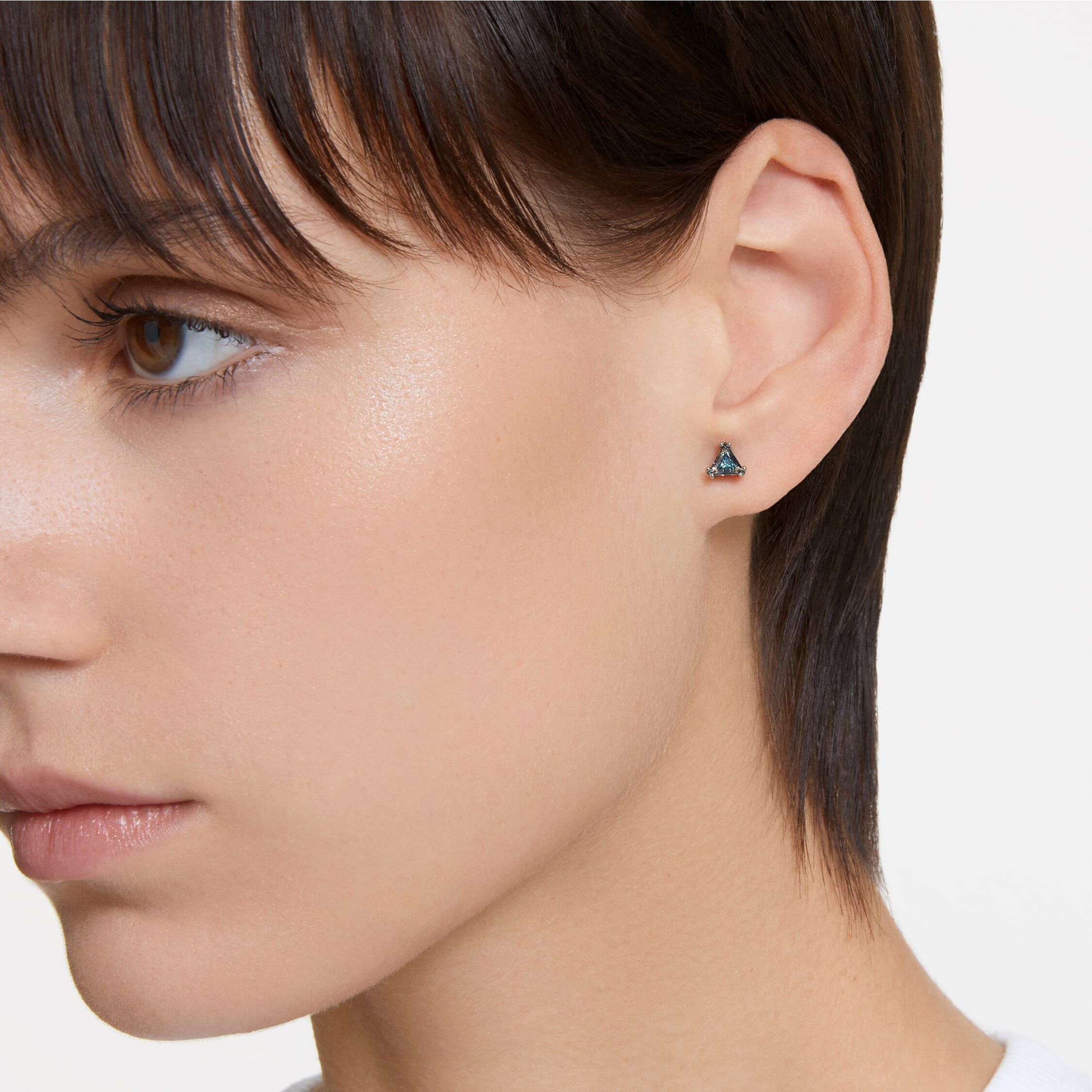 Swarovski triangle earrings store