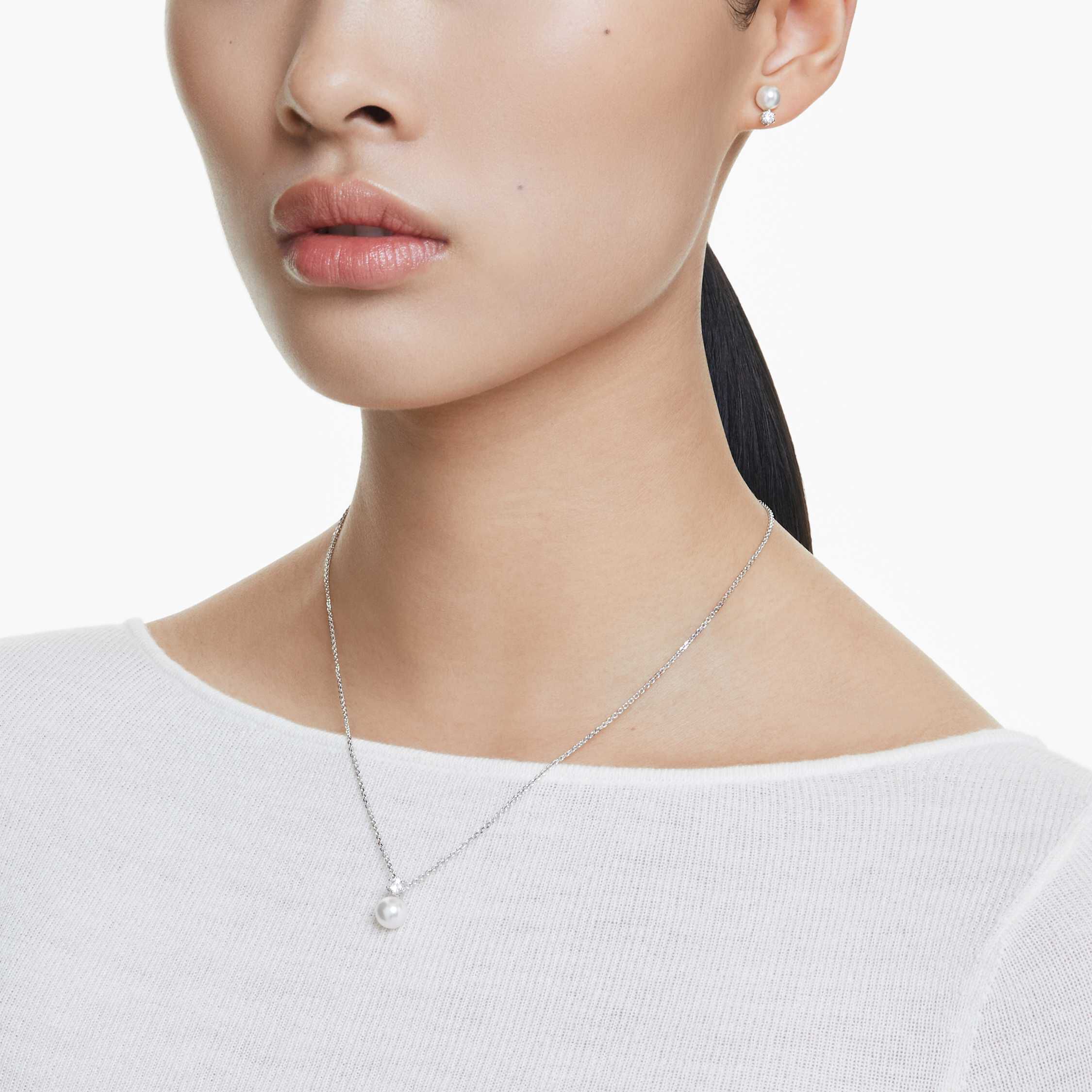 Swarovski pearl set store